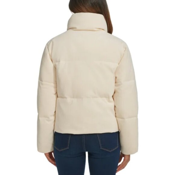 Levi's | Jackets & Coats | Nwt Levis Ladies Corded Puffer Jacket Cream ...